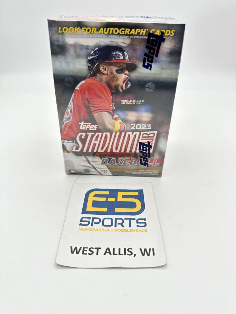 2023 Topps Stadium Club Blaster MLB Box – E-5 Sports