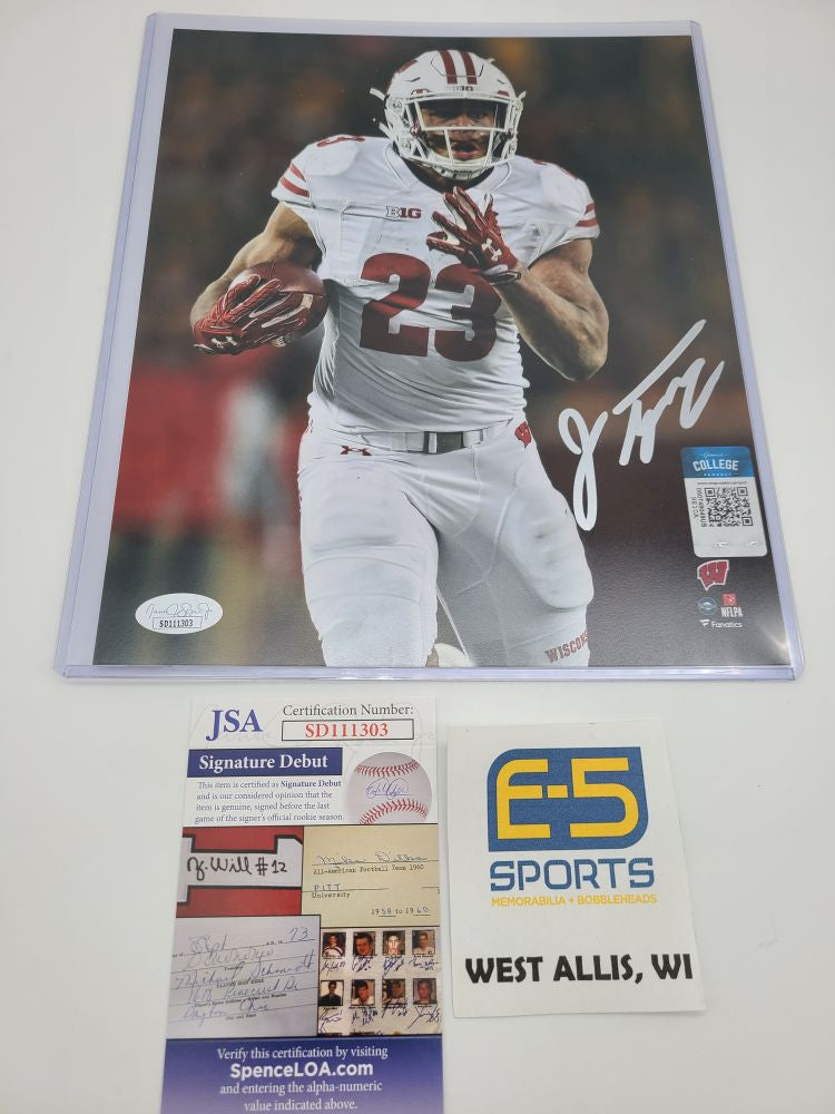 Jonathan Taylor Badgers Colts Signed Autographed 8x10 Photo JSA #1 – E ...