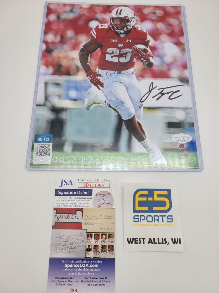 Jonathan Taylor Badgers Colts Signed Autographed 8x10 Photo JSA #3 – E ...